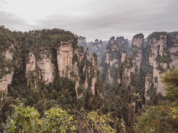 Wulingyuan Scenic Area in Zhangjiajie